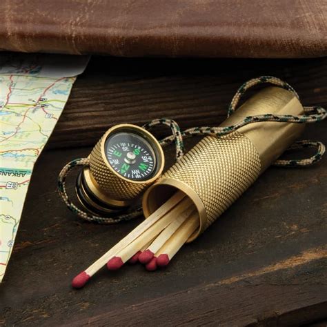 Brass Match Case Hero Outdoors