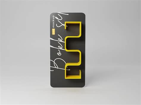 Premium Psd Empty Rack Mockup