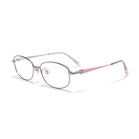 Handmade Diamond Inlaid Women Titanium Eyeglass Frames 69616 Eyewearglobo