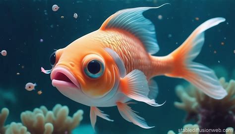 Cute And Adorable Fish Prompts Stable Diffusion Online