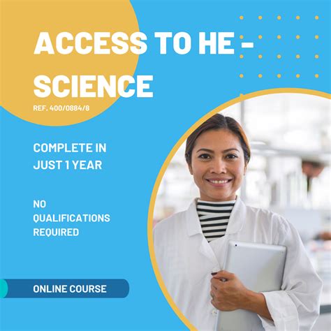 Online Access To Higher Education Diploma Science Ref 40008848