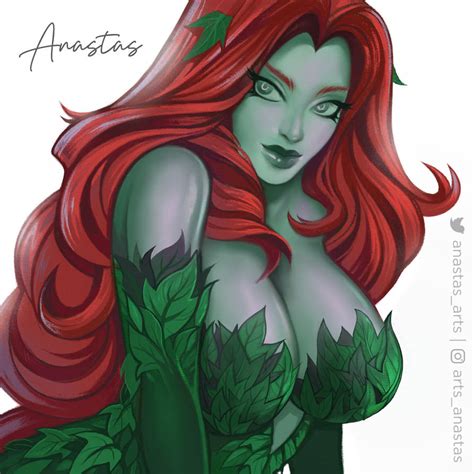 Poison Ivy Fanart By Artsanastas On Deviantart