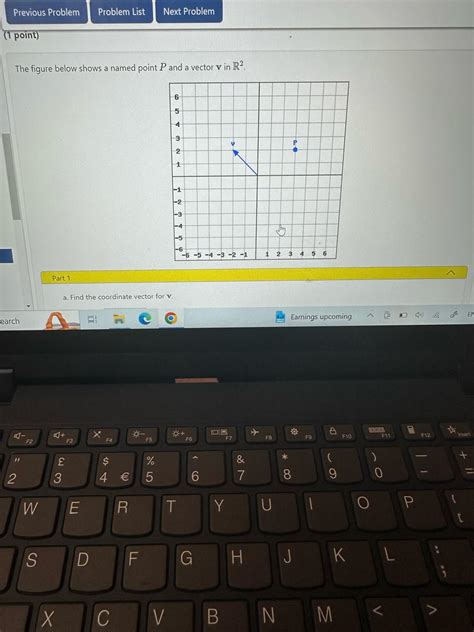 Solved The Figure Below Shows A Named Point P And A Vector Chegg