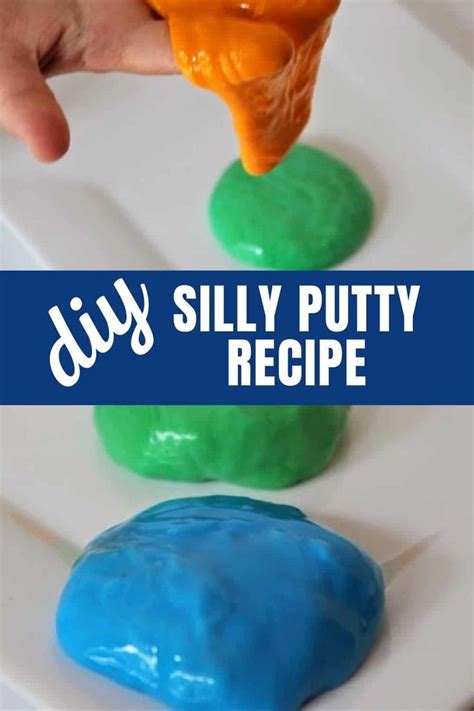 Silly Putty Recipe Silly Putty Recipe Diy Silly Putty Putty Recipe