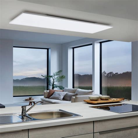 Turcona Z Wide Rectangular Led Ceiling Fitting 900061 The Lighting