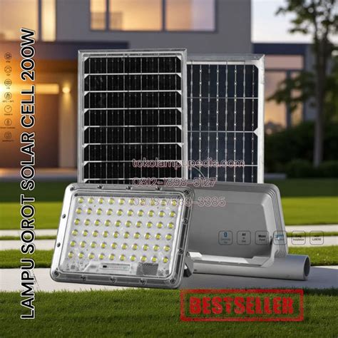 Lampu Led Solar Cell 300w Terbaru Toko Lampupedia