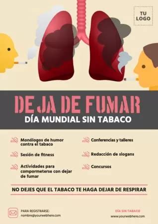 Pósters Del Día Contra El Tabaquismo Imprimibles