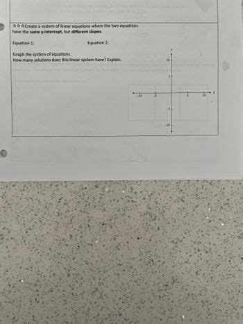 Answered: Create a system of linear equations… | bartleby