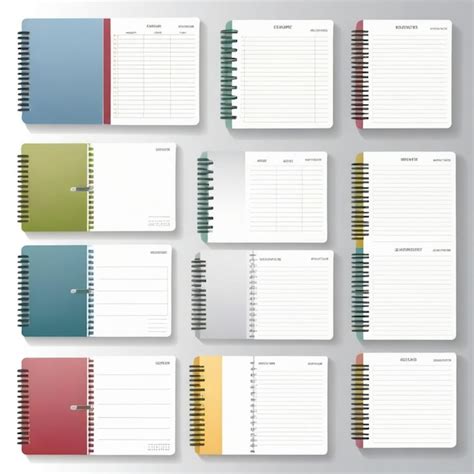 Premium Vector A Collection Of Notebooks With One That Says Quot Mac Quot On The Bottom
