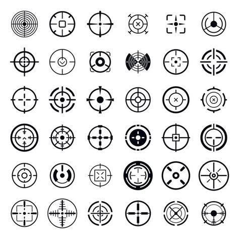 Crosshair Vector Art Icons And Graphics For Free Download