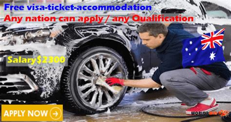 Need Workers Car Cleaner In Sydney Australia