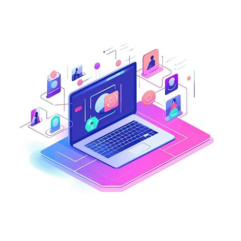 Laptop Business Communication Computer Technology Internet Horizontal