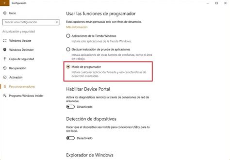 How To Activate The Programmer Mode In Windows 10 And What Are Its