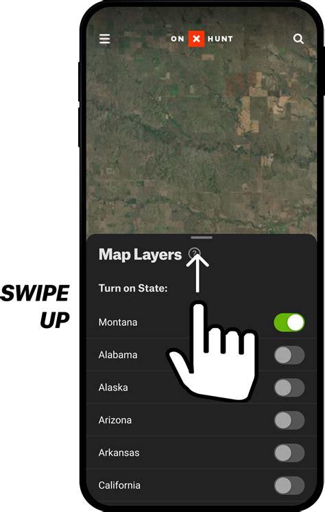 Using The Map Layers Menu To Show Or Hide Information Onx Hunt