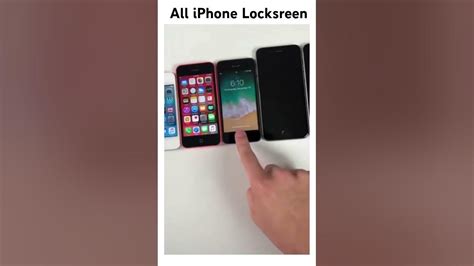 All Iphone Locksreen Apple Iphone Youtube