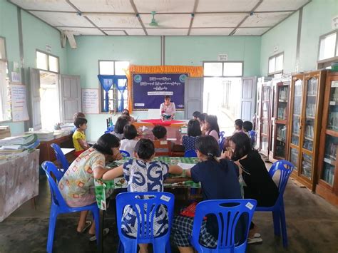 ရေဖြူမြို့ လူထုအခြေပြုဗဟိုဌာနတွင် နေ့စဥ်သုံး အင်္ဂလိပ်စကားပြောသင်တန်း ဖ