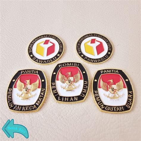 Jual Pin Pps Ppk Magnet Bahan Logam Tebal Plus Box Pin Lencana Pemilu