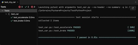 Using Pytest Jetbrains Fleet Documentation