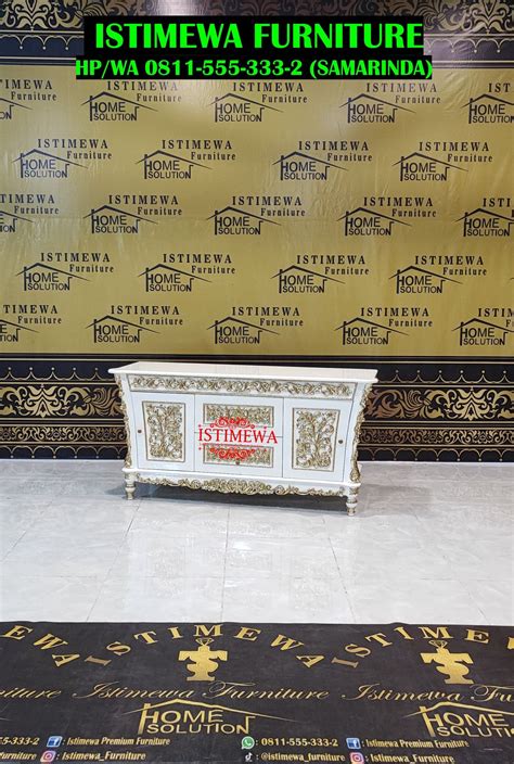 Buffet Classic Mewah Uk 180 Cm Istimewa Furniture