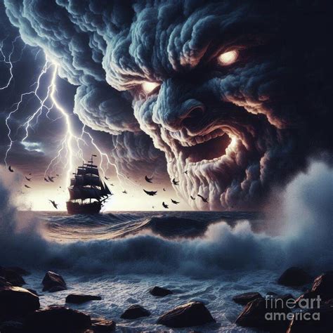 Facing The Storm Gp Digital Art By Bob Christopher Fine Art America