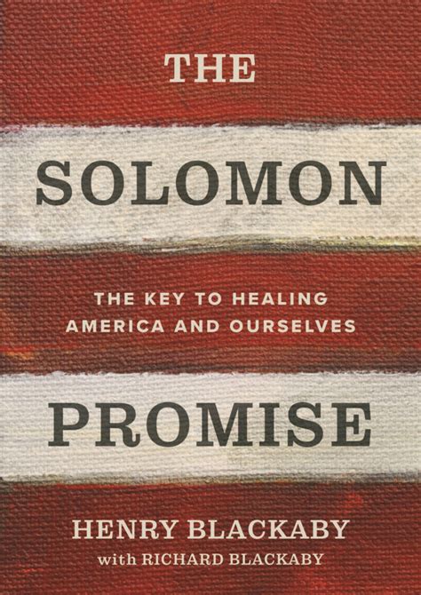 The Solomon Promise Blackaby Ministries International