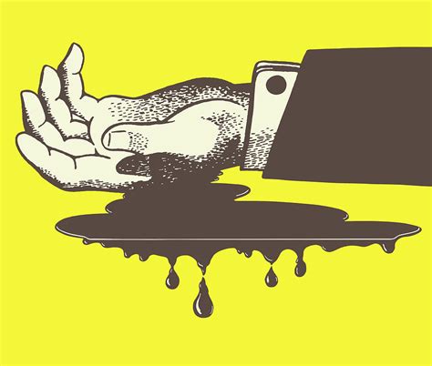 Bleeding Hand Drawing