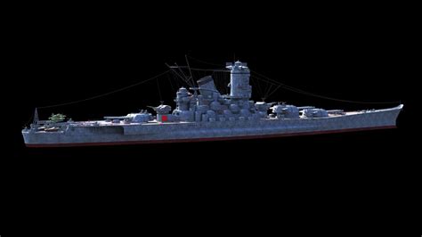 Yamato Class Battleship Flippednormals