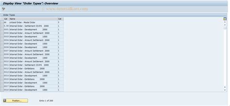 Kot3opa Sap Tcode Order Types For Internal Orders