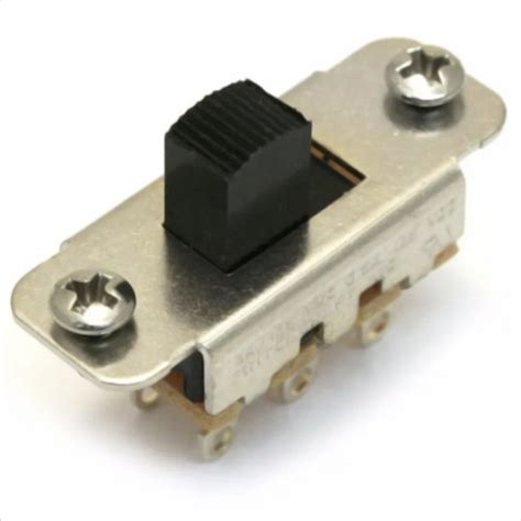 Fender 2 Way Onon Switch For Jaguar And Jazzmaster Guitars Black