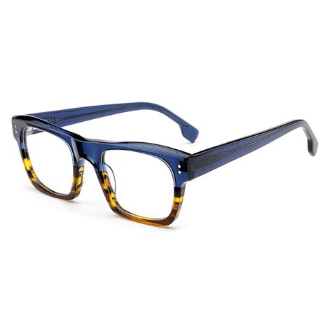 Ruisens 2024 New Retro Riveted Spring Leg Plate Glasses Frame Un7420 1