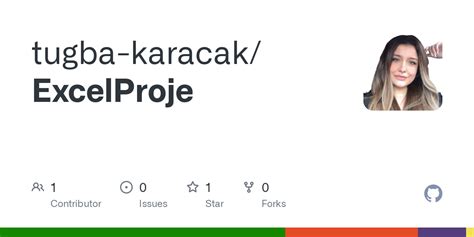 GitHub Tugba Karacak ExcelProje