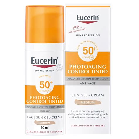 Eucerin Sun Cream Tinted Cc Medium Spf50 50ml Reviews