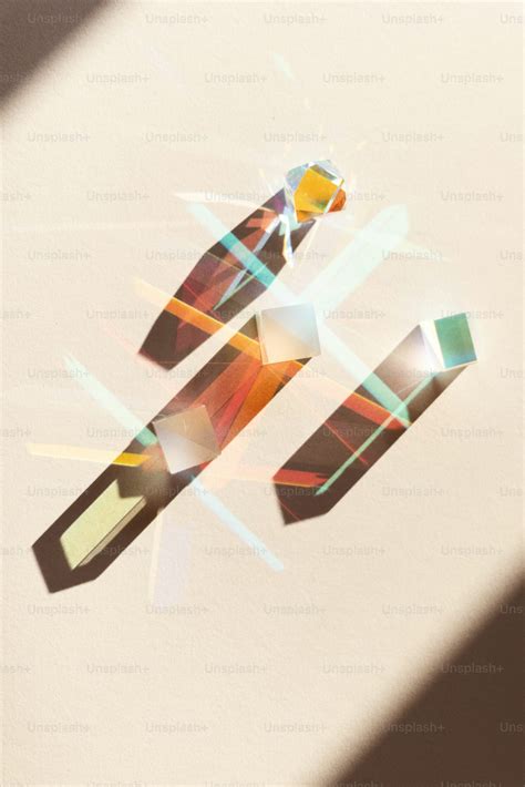 Colorful Prisms Create Refracted Light Patterns Photo Wallpaper Image On Unsplash