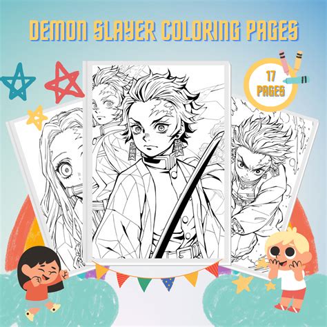 Demon Slayer Coloring Pages Free Printable