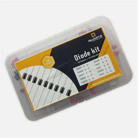 Diode Kit 100 Pcs Assorted Rectifier And Schottky Diodes 10 Values