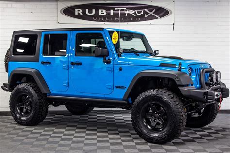 2017 Jeep Wrangler Rubicon Unlimited Chief Blue Sold Jeep Wrangler
