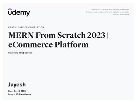 Jayesh Sevatkar On Linkedin Udemy Course Completion Certificate