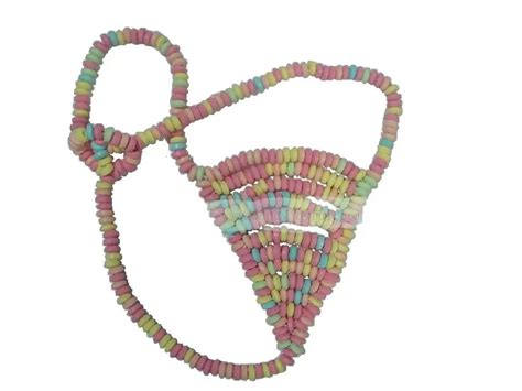 Hly Sexy Dextrose Bikini Candy Bra Edible Women Bra Underwear Sweets