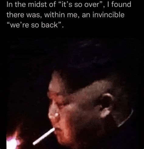 Its So Over Its Over Meme Its So Over Its Over Were So Back