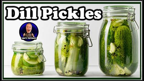 Delicious Homemade Dill Picklessimple Pickle Recipe Youtube