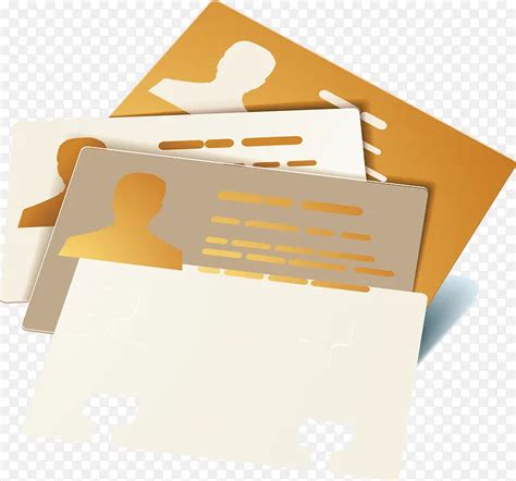 手绘黄色透明名片元素png图片素材下载图片编号yelaxneq 免抠素材网