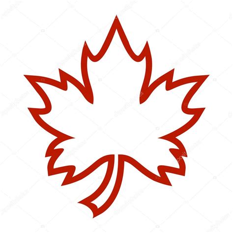 Maple Leaf Vector Icon Stock Vector By ©briangoff 99821150