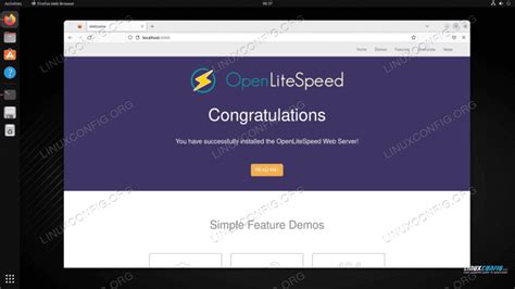 Openlitespeed Wordpress Installation Linux Tutorials Learn Linux