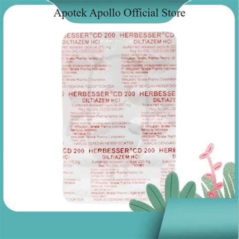 Jual Herbesser Cd 200 Mg Strip 10 Tablet Di Seller Apotek Apollo Official Store Sidosermo