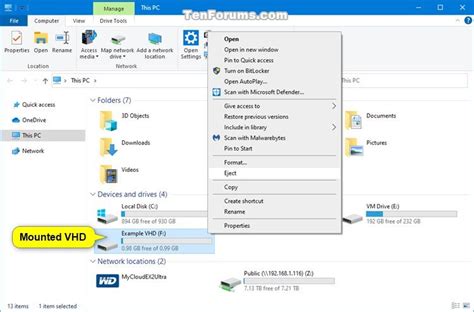 Create And Set Up New Vhd Or Vhdx File In Windows 10 Tutorials