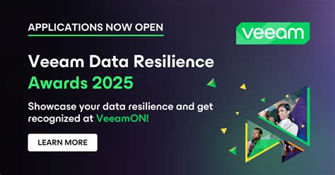 Celebrate Data Resilience Veeam Awards 2025 Celebrate Data Resilience Veeam Awards 2025
