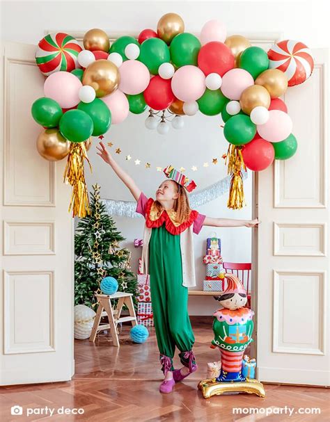 Candy Balloon Garland Set Ballonger Julfest Girlanger