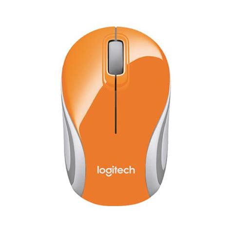 Logitech Wireless Mini Mouse M187 Orange Ap