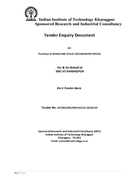 Fillable Online Purchase Of Miniature Cyclic Voltammetry Device Fax
