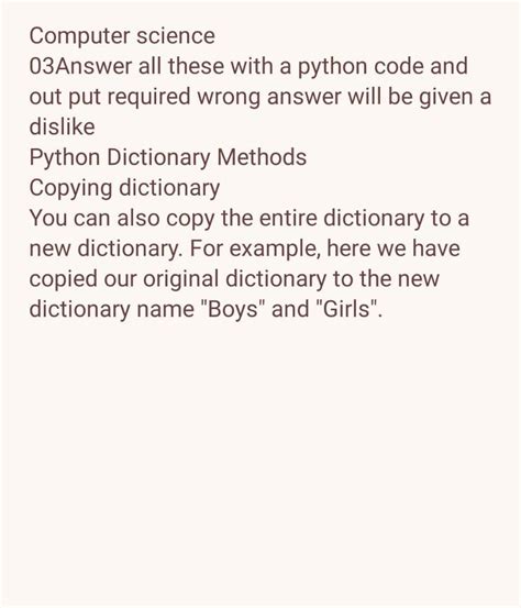 Solved Computer Science 03answer All These With A Python